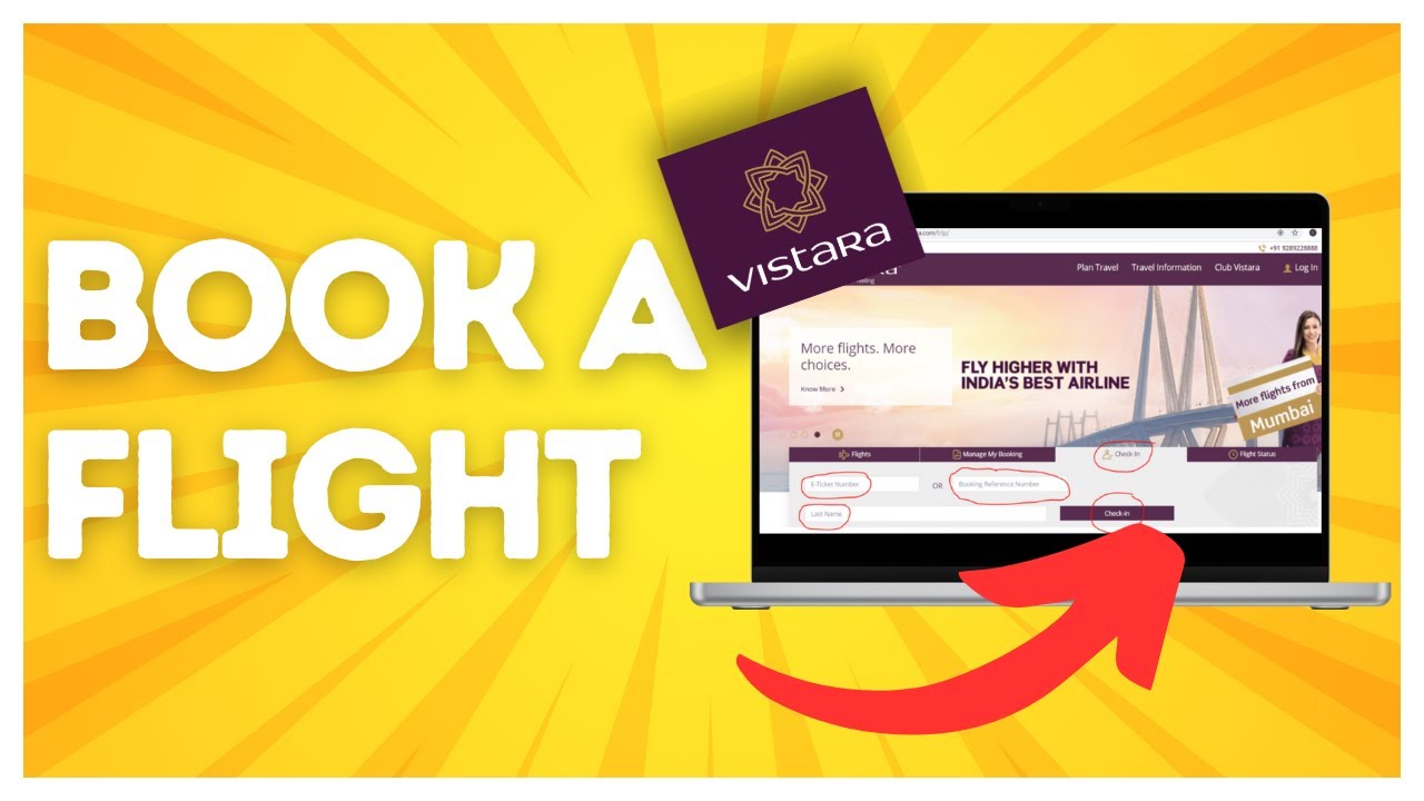 How to book a flight on Vistara? - YouTube