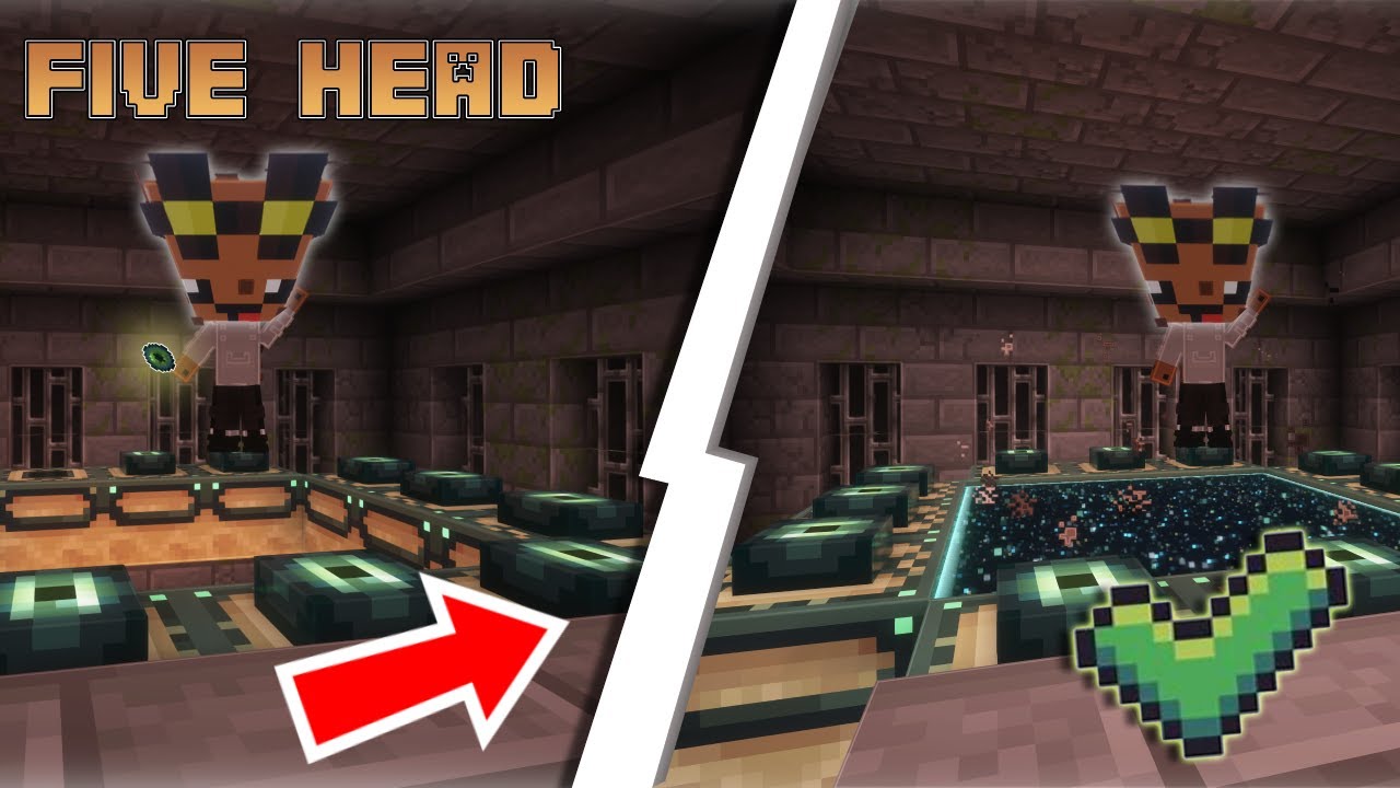 Minecraft Aber Mit Der FiveHead Mod ! - YouTube
