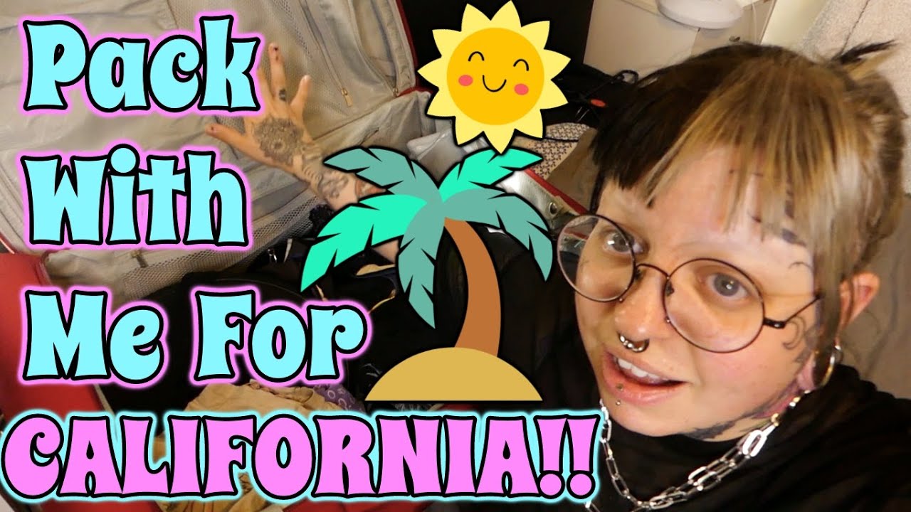 Pack With Me For My Holiday to California! // Emily Boo - YouTube