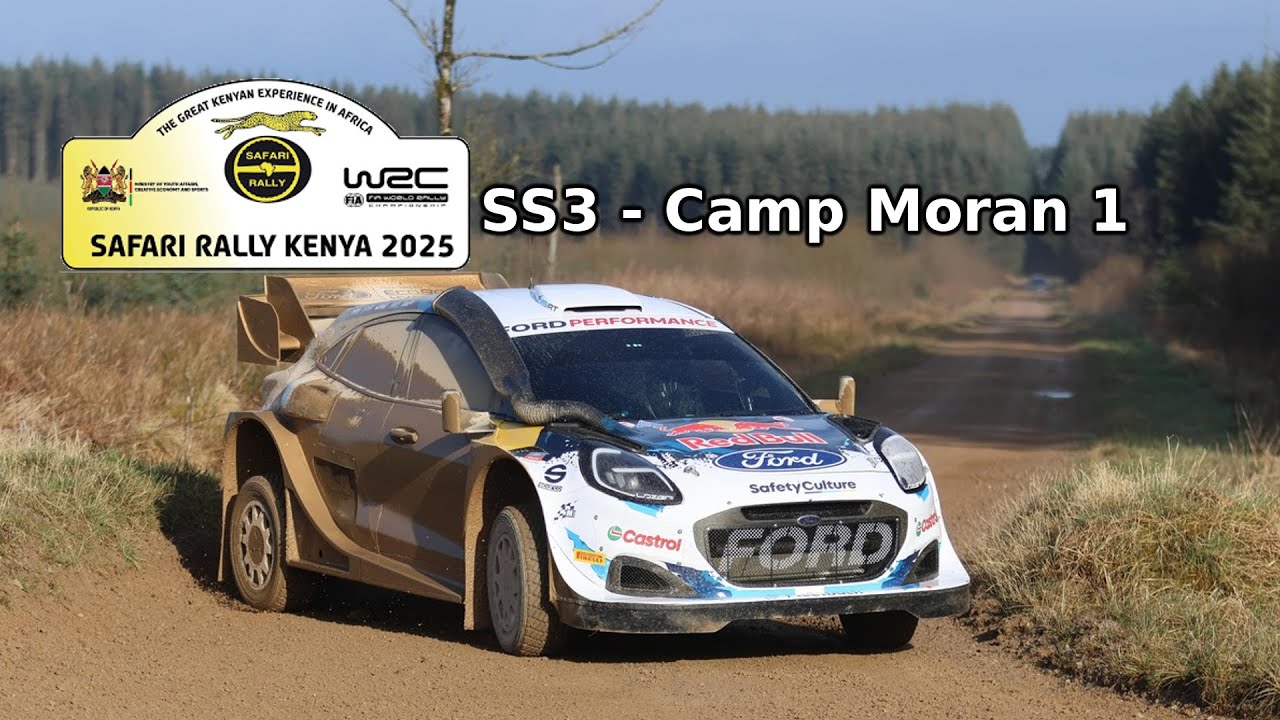 WRC Safari Rally Kenya 2025 SS3 - Camp Moran 1 | Ford Focus | World ...