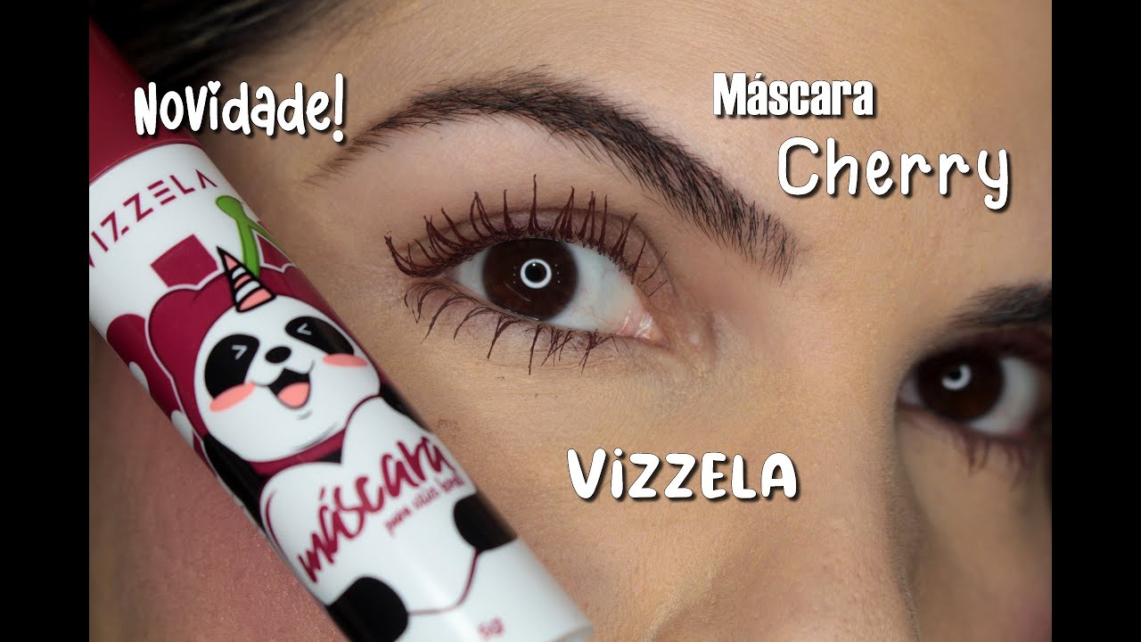 Máscara Cherry da Vizzela - Bordô - Novidade! - YouTube