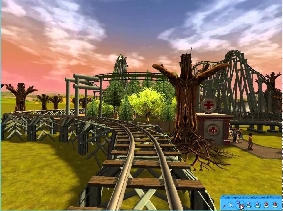 Toxic - Dive Coaster -Rct3 - YouTube