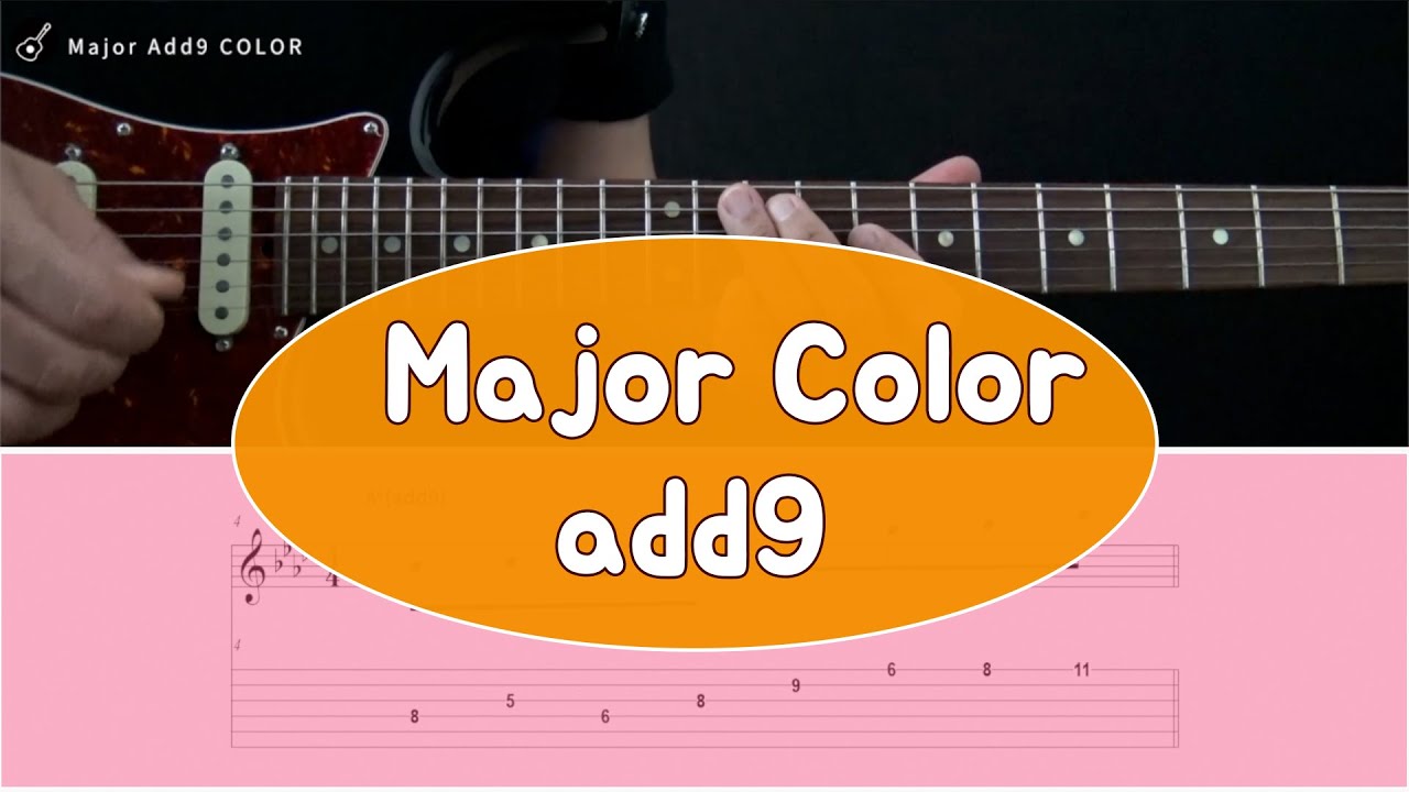 Major color | add 9 - YouTube