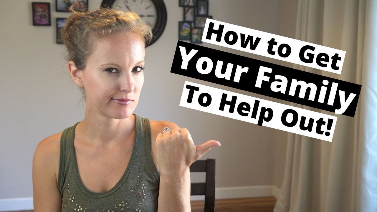 How to get your family to help out around the house | How to Easily ...