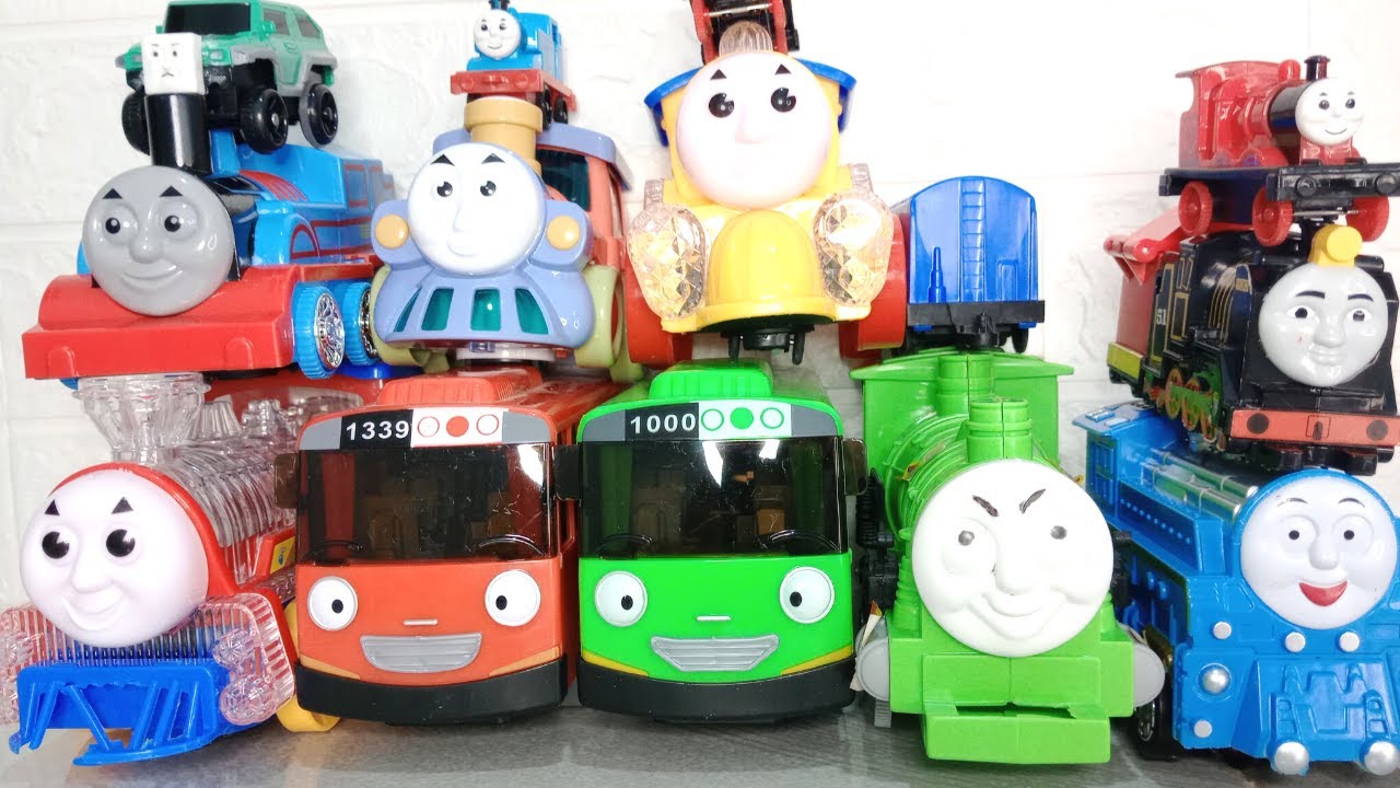Bertemu Teman Baru Kereta Thomas | Happy Trains | Thomas Hantu - YouTube