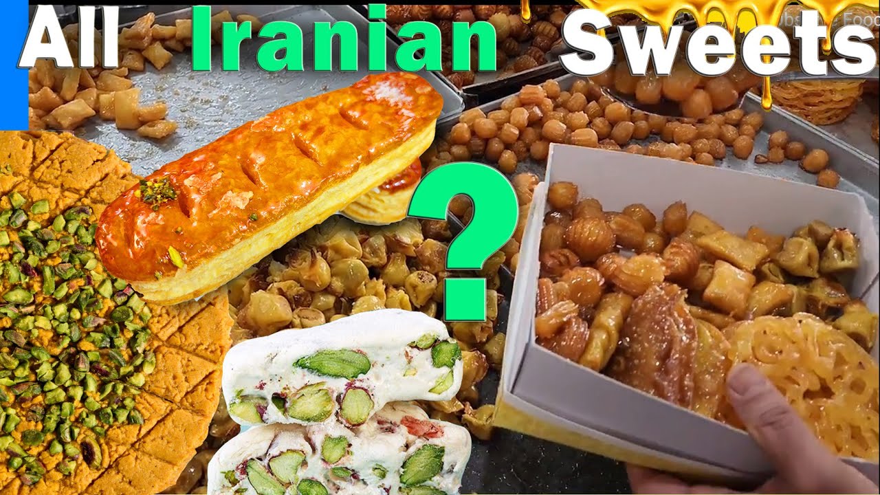 All Amazing Persian Sweets in 1 Video - YouTube