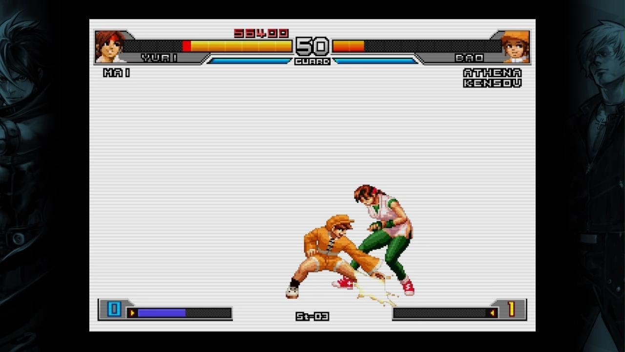 Using my arcade stick on KOF 2002 um - YouTube
