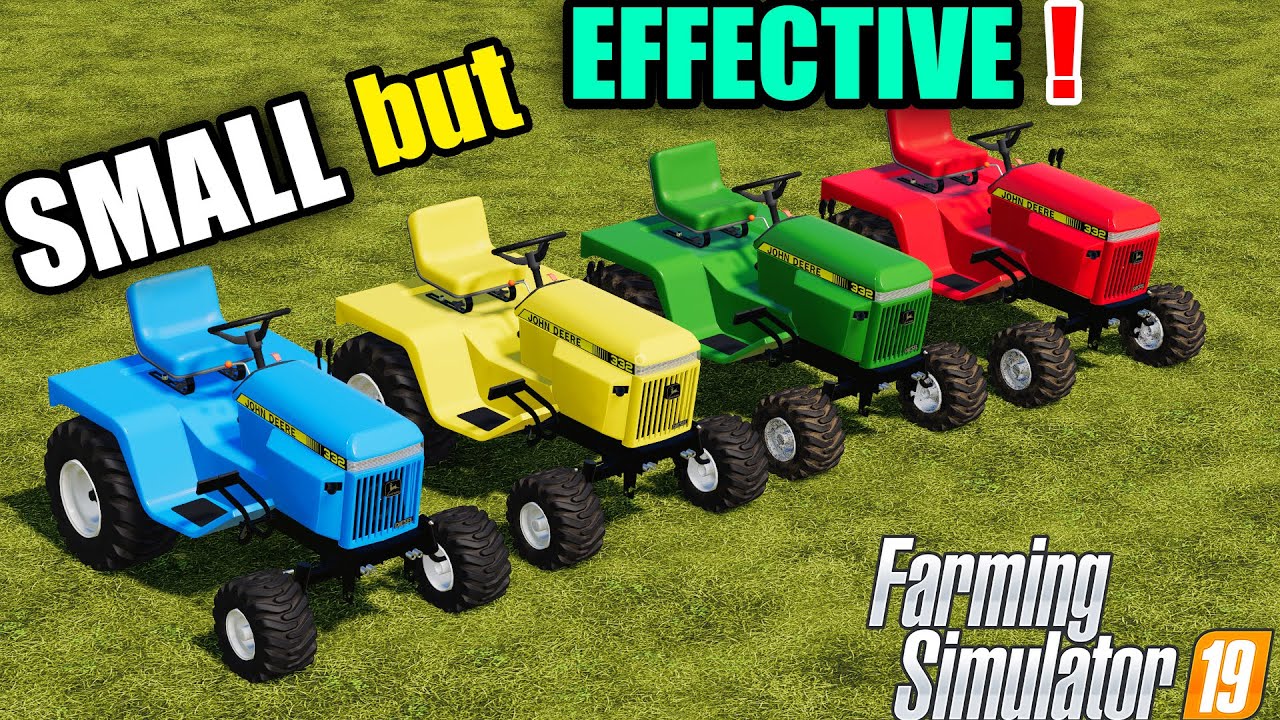 KING OF MINI TRACTORS ! SMALL BUT EFFECTIVE ! TINY TRACTORS IN FARMING JOBS ! Farming Simulator ...
