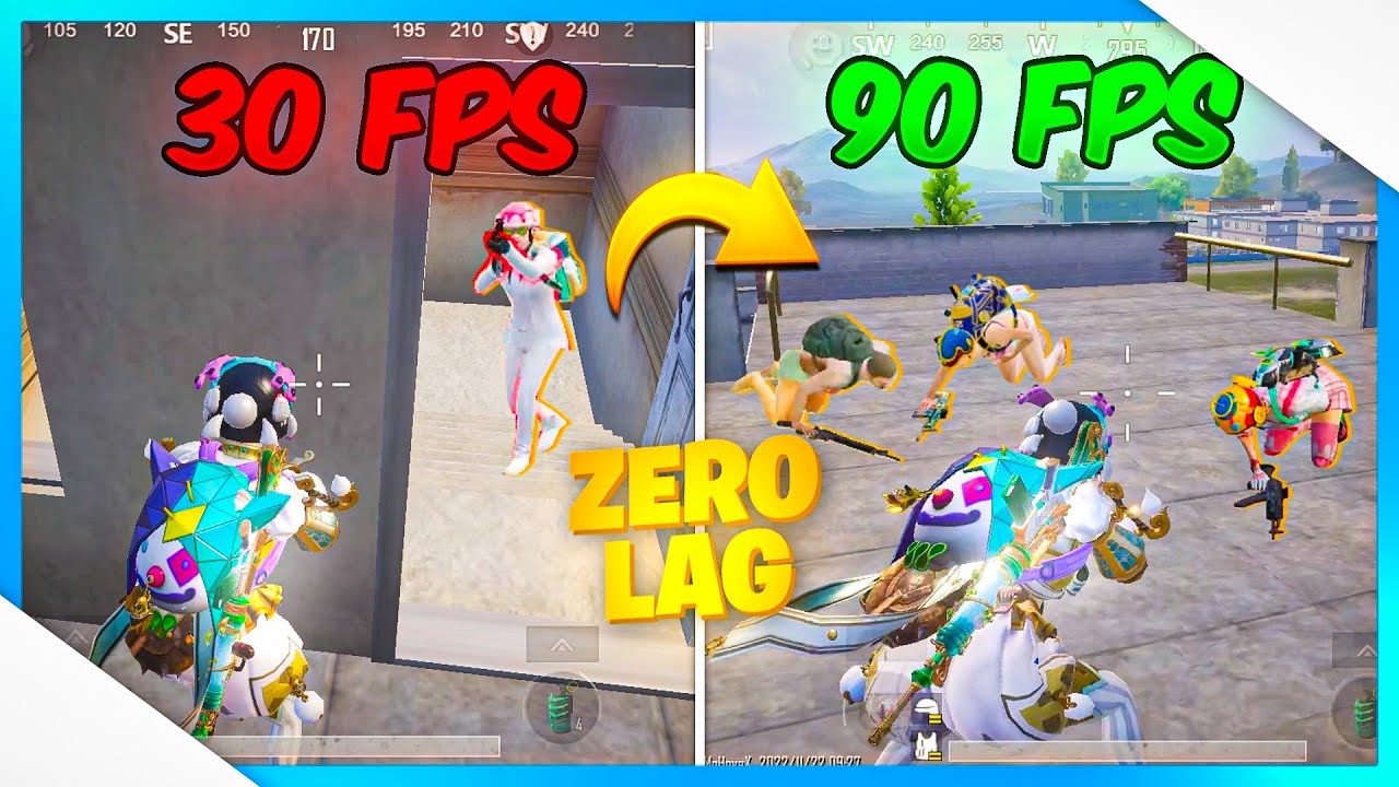 SECRET OF ZERO LAG EXPOSED IN PUBG MOBILE • LOW END DEVICE LAG FIX PUBG ...