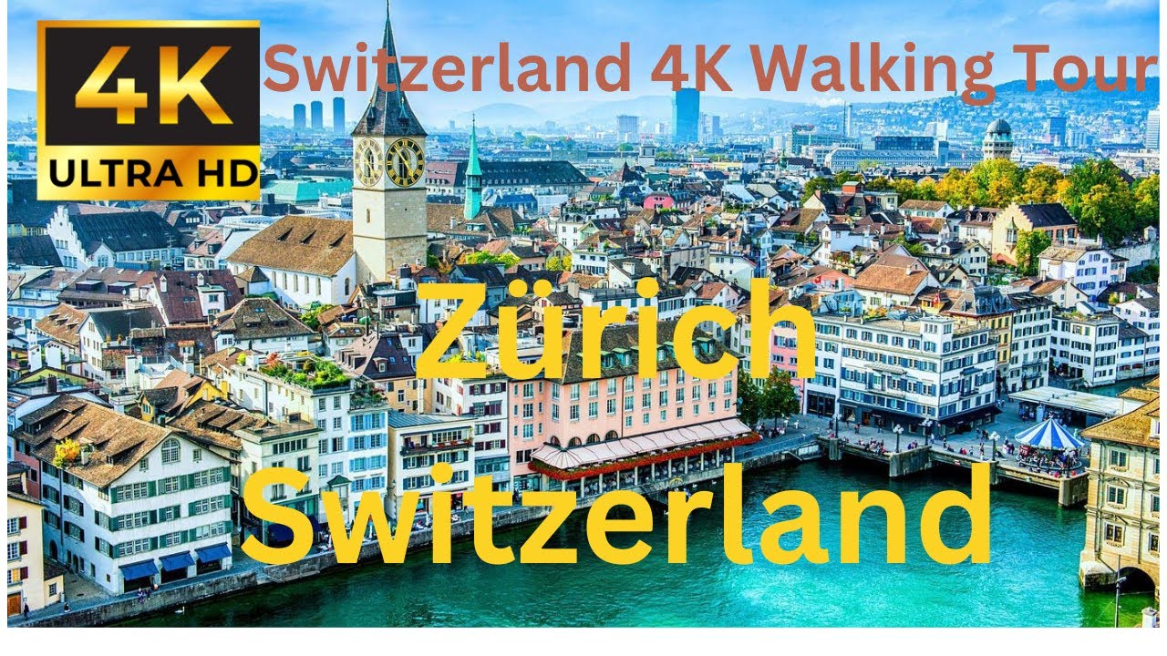 (4K HDR) Part 1, Zurich, Switzerland Walking tour 4K - Incredibly ...
