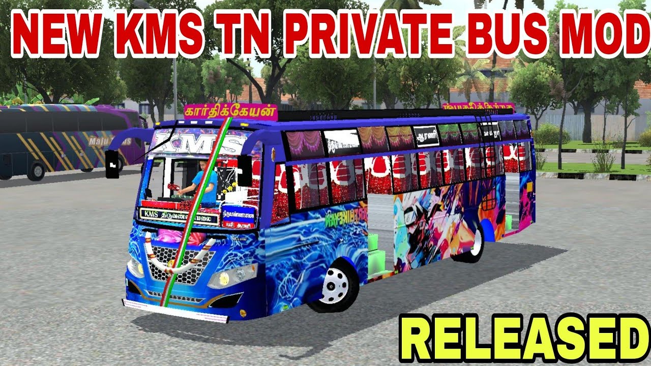 NEW KMS TN PRIVATE BUS MOD RELEASED|BUS SIMULATOR INDONESIA 4.3.2 - YouTube