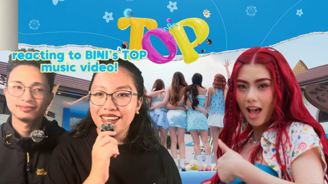 reacting to BINI - 'TOP' Official Music Video - YouTube