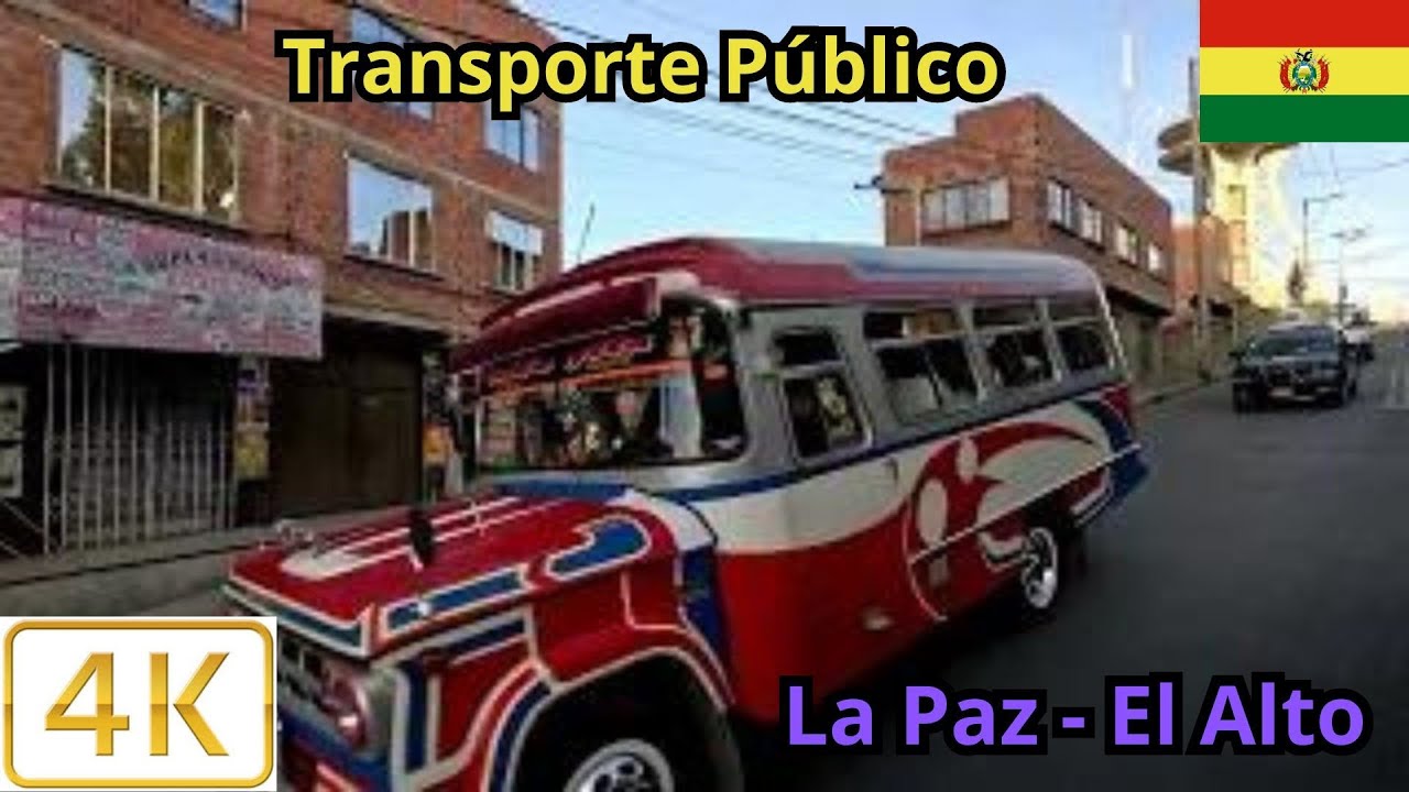 Bolivia 4K Ultra HD RUTA Micro 501 2024 La Paz - El Alto - Transporte ...