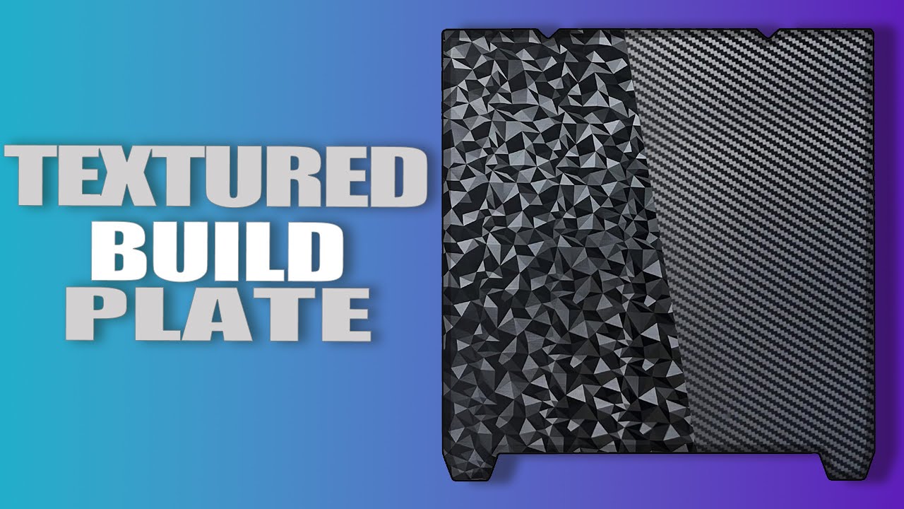 My First Time Using a Textured Build Plate! - YouTube