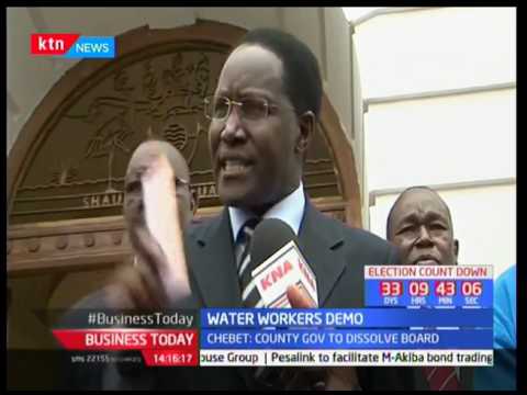Demos by Nairobi water workers demanding the removal of their board ...