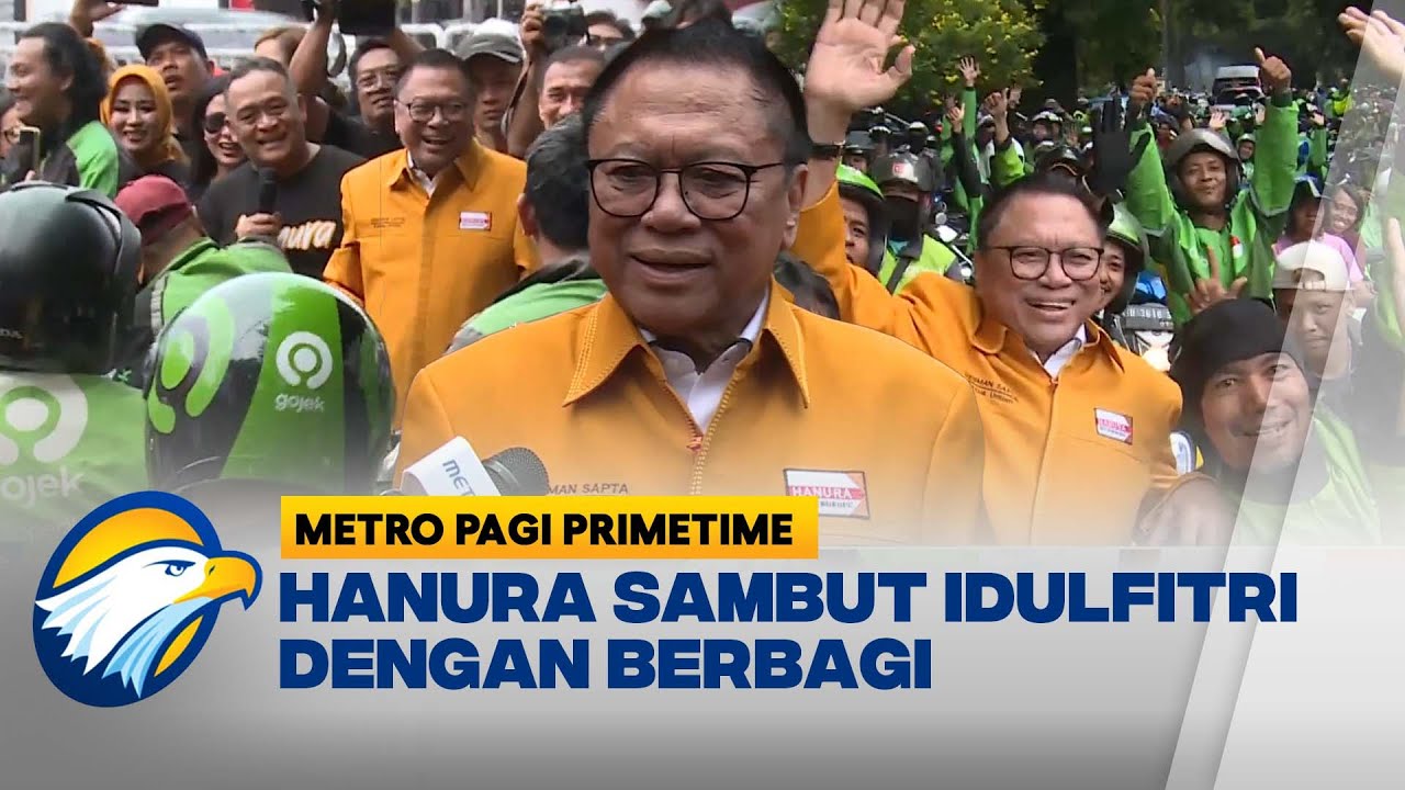 Partai Hanura Berikan Ribuan Sembako untuk Ojol - [Metro Pagi Primetime ...