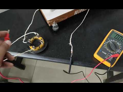 Tangent Galvanometer Experiment: Determination of radius - YouTube