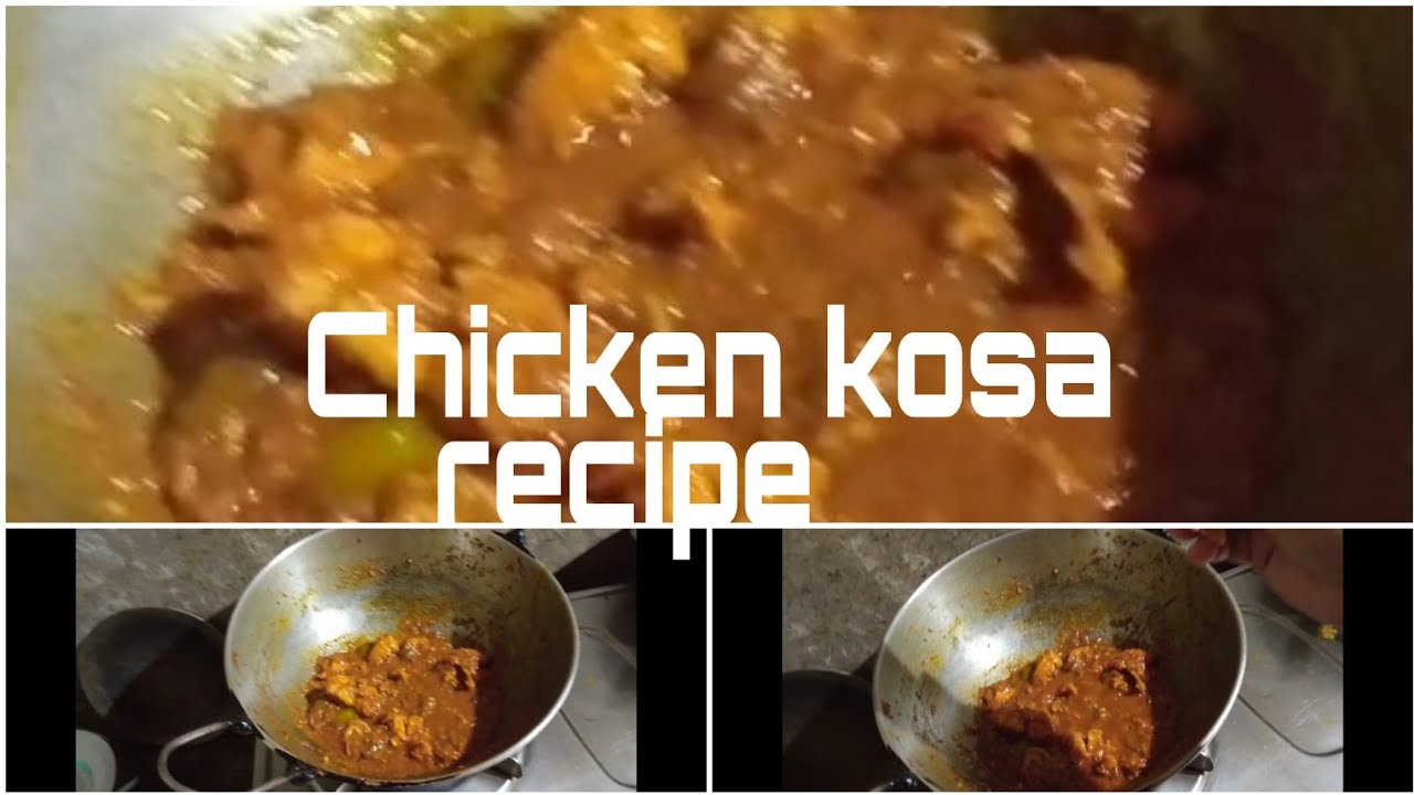 chicken kosa recipe 😋...#Papiya vlogs - YouTube