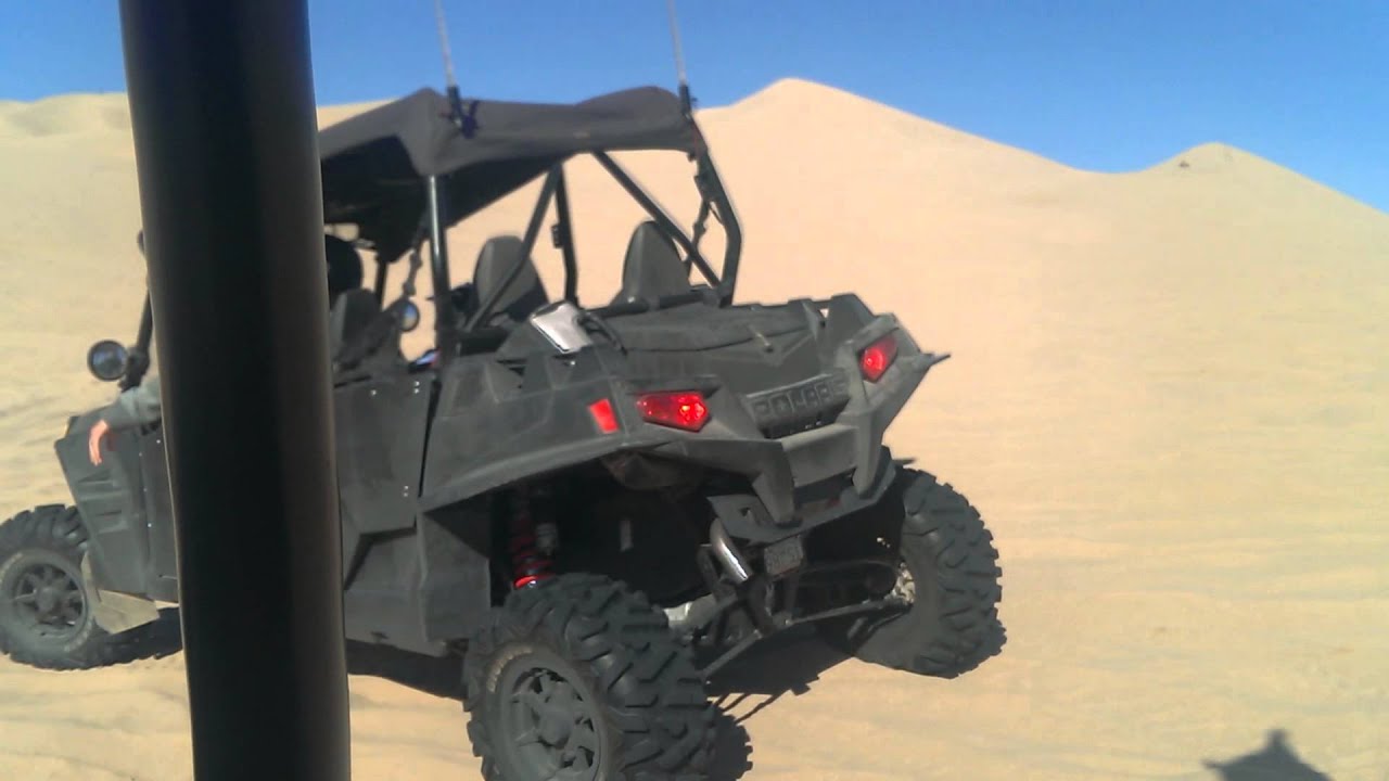 Side by side jumping RZR XP4'S - YouTube