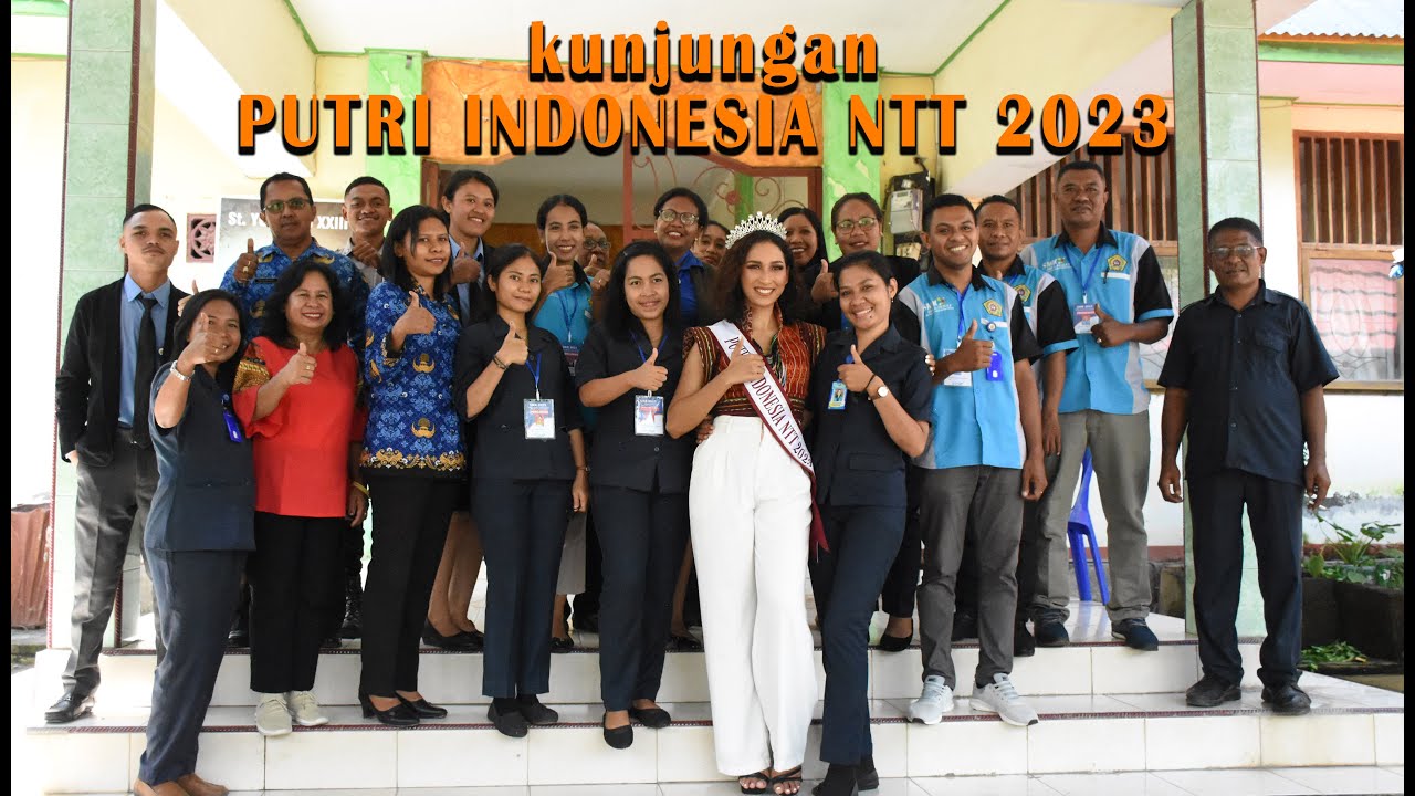 kunjungan Putri Indonesia NTT 2023 | SMKS Yohanes XXIII Maumere - YouTube
