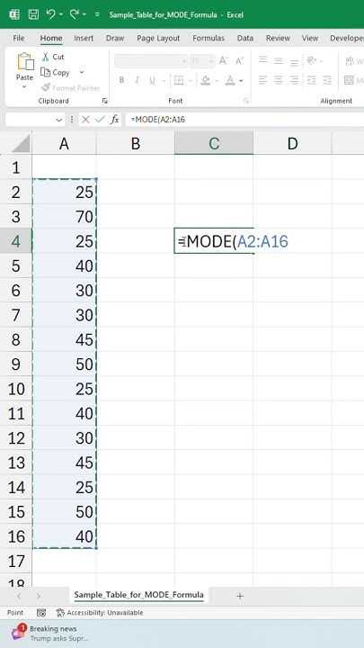 Master the MODE Formula Tutorial! find the most frequently occurring value in your dataset in ...