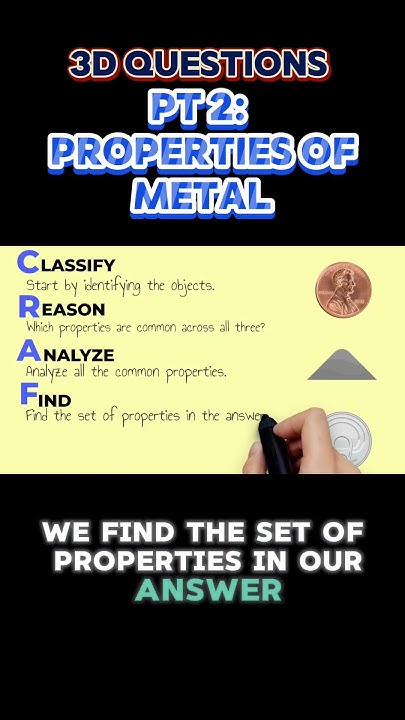 PART 2 : Classifying Matter: Physical Properties | 3-D Questions with ...