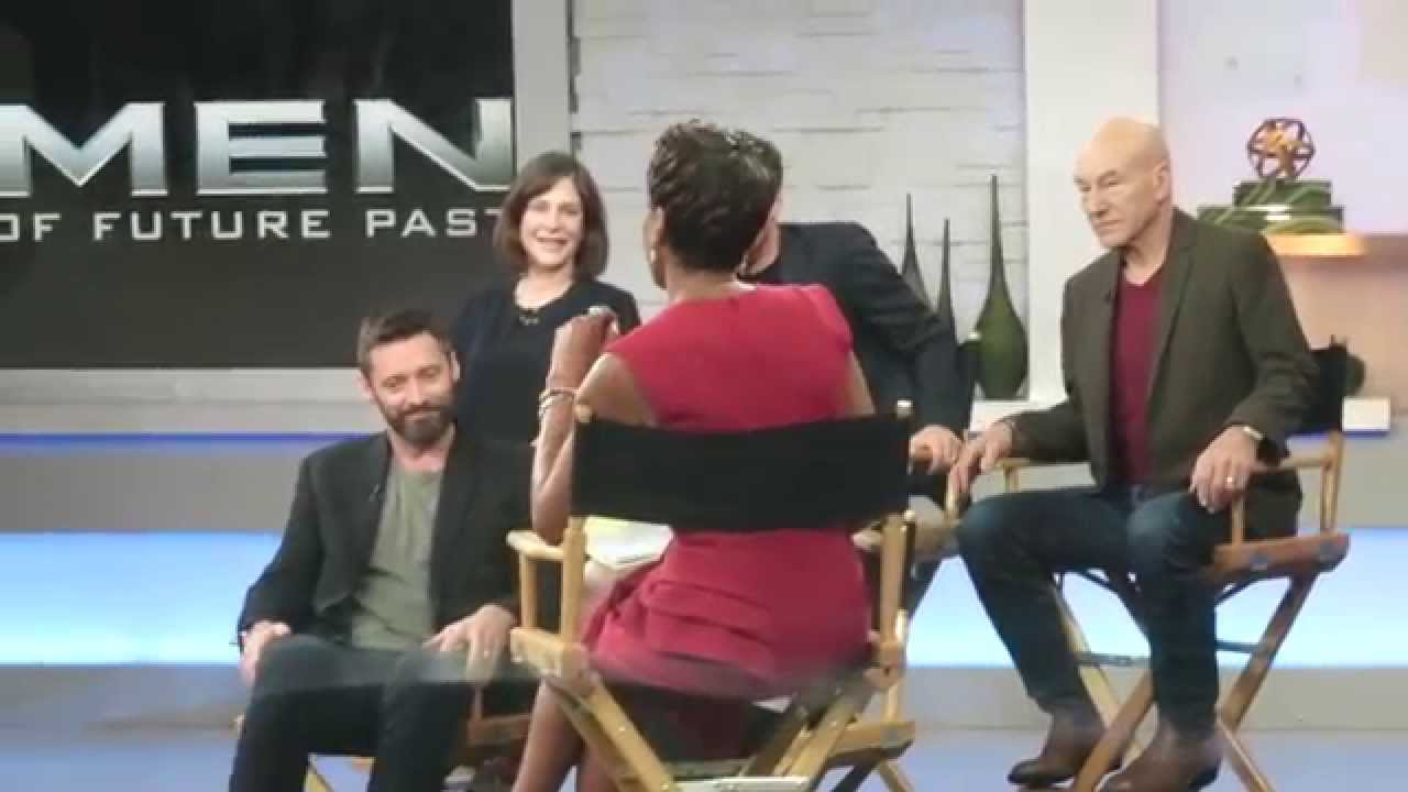 X-Men stars Hugh Jackman, Patrick Stewart, Ellen Page, James McAvoy ...