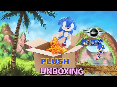 Mini ge sonic plush unboxing - YouTube