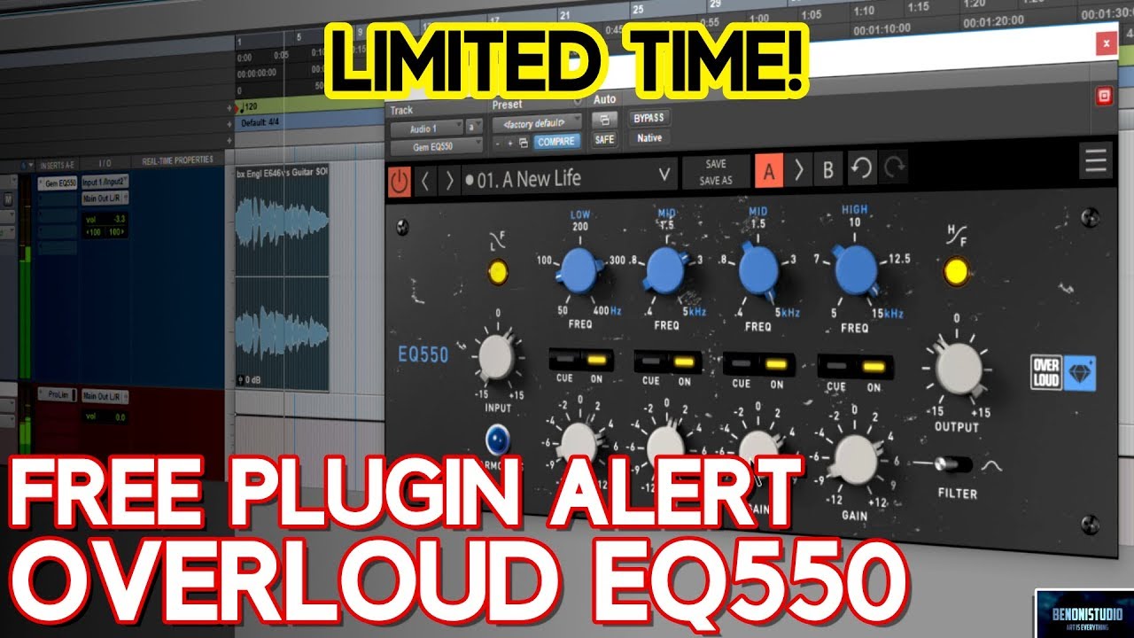 FREE PLUGIN ALERT | OVERLOUD EQ550 (FREE UNTIL MARCH 18, 2018) - YouTube