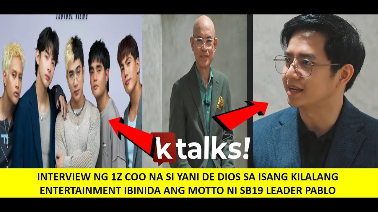 1Z COO YANI DE DIOS IBINIDA ANG MOTTO NI SB19 PINUNONG PABLO SA ISANG ...