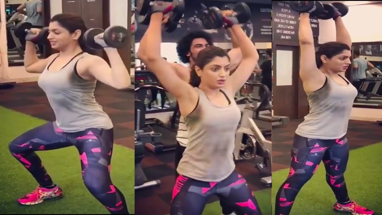 Akanksha Puri Gym Workout | Actress Akansha Puri Workout Video | CINE ...
