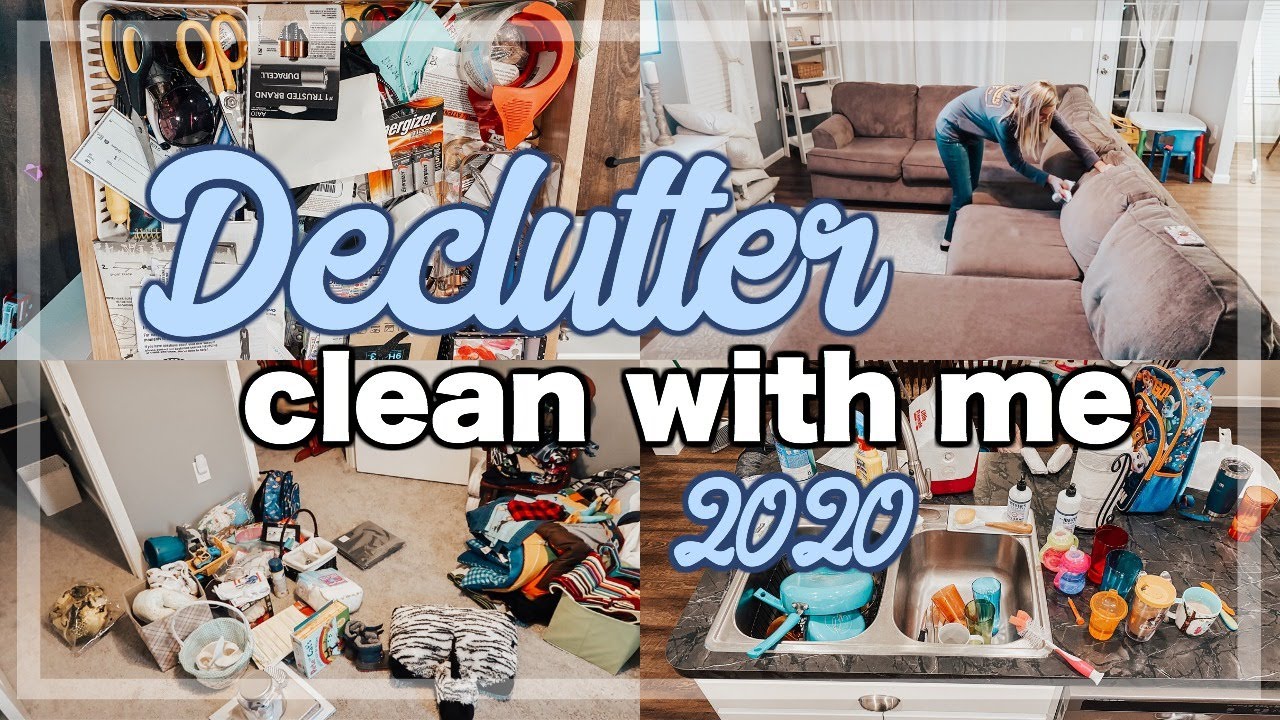 EXTREME CLEAN WITH ME 2020 / DECLUTTER / ULTIMATE CLEANING MOTIVATION ...