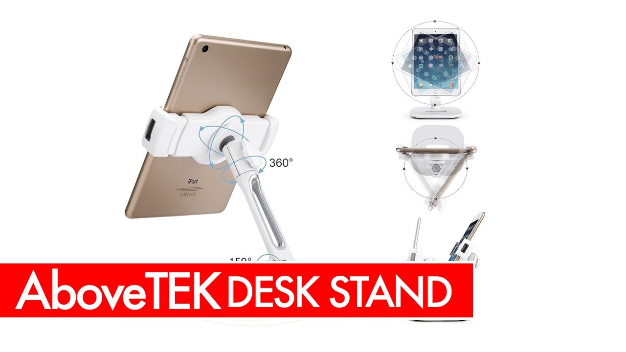 AboveTEK Desk Stand for the iPad Pro - YouTube