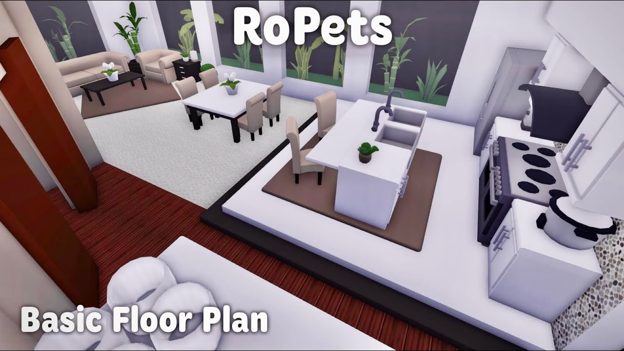 RoPets - Cozy Christmas Modern Aesthetic House - Basic Floor Plan Tour ...