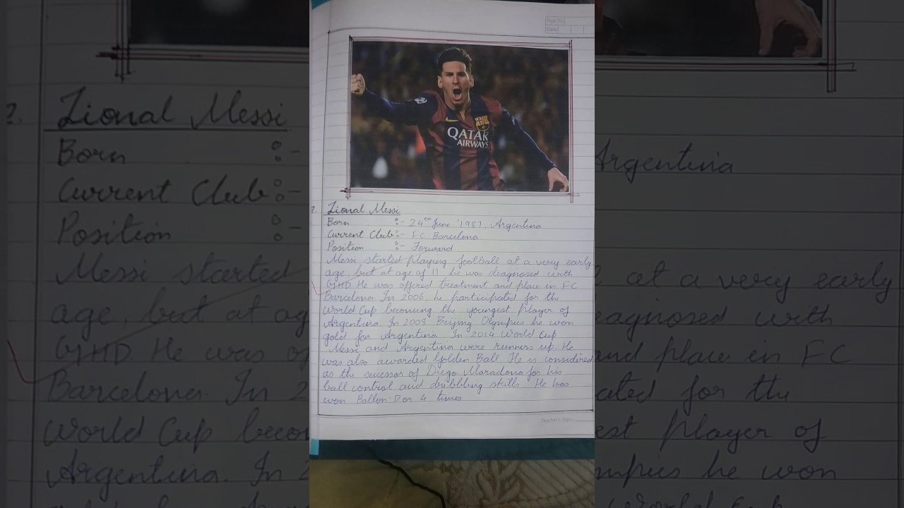 Class 12 physical education project on football - YouTube