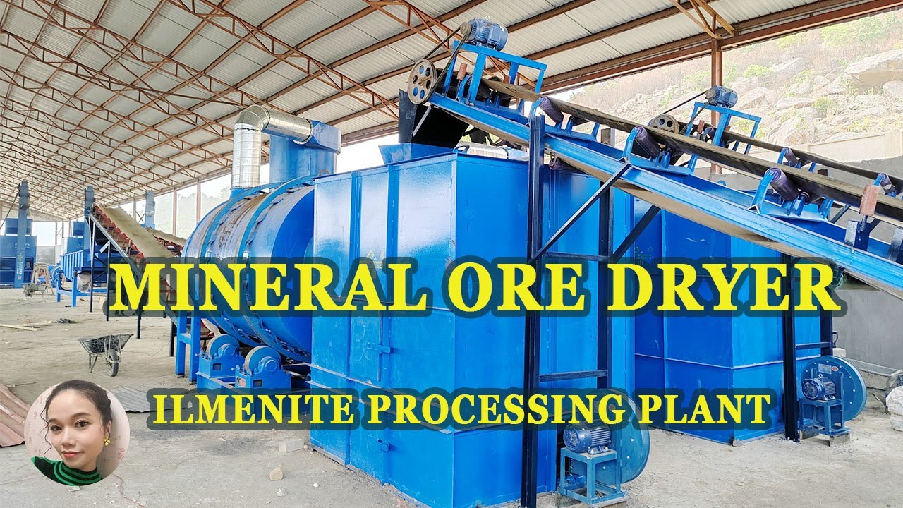 Industrial Mineral Rotary Dryer for Titanium Iron, Tantalum Niobium Ore ...