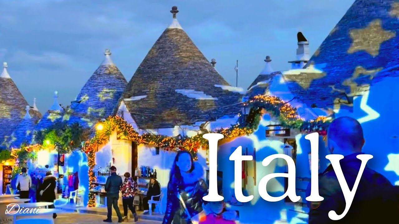 🇮🇹 Christmas vibes in Alberobello, Italy 🇮🇹 - YouTube
