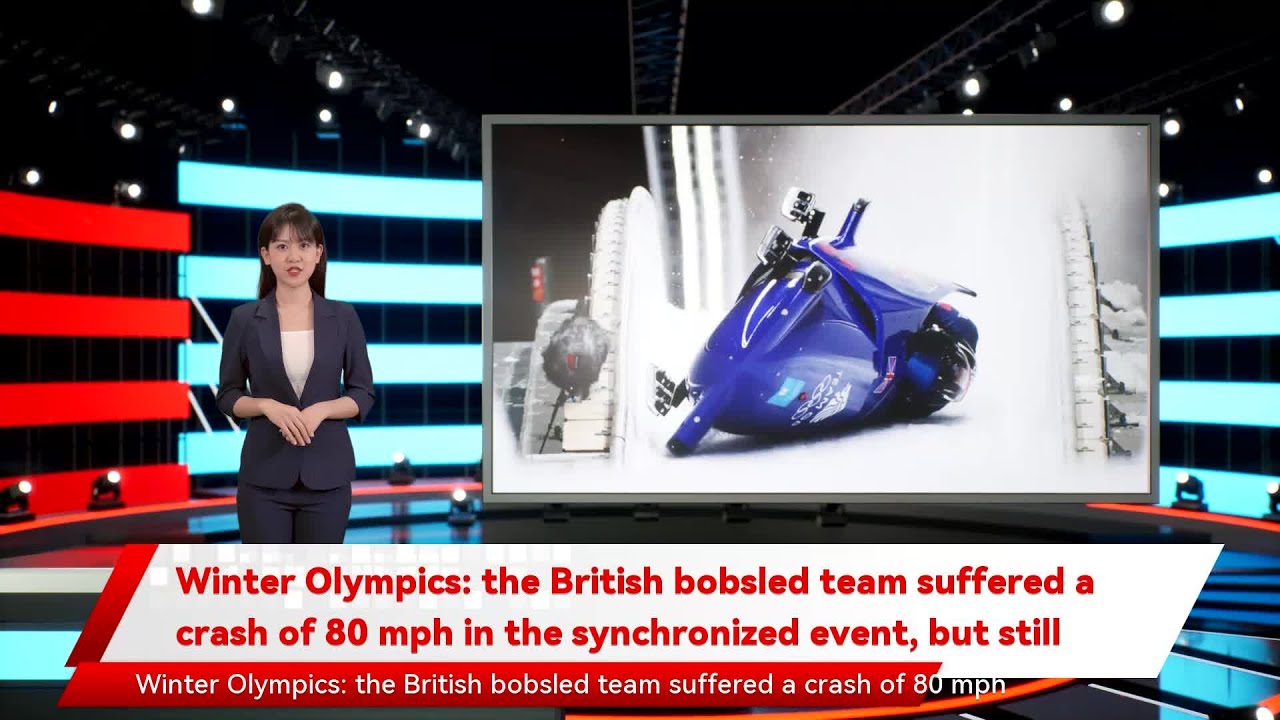 Winter Olympics: the British bobsled team suffered a crash of 80 mph in ...