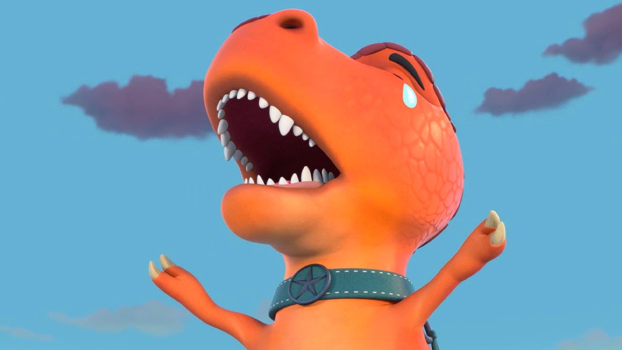 The Terrified T-Rex | Dino Ranch | S2 - YouTube