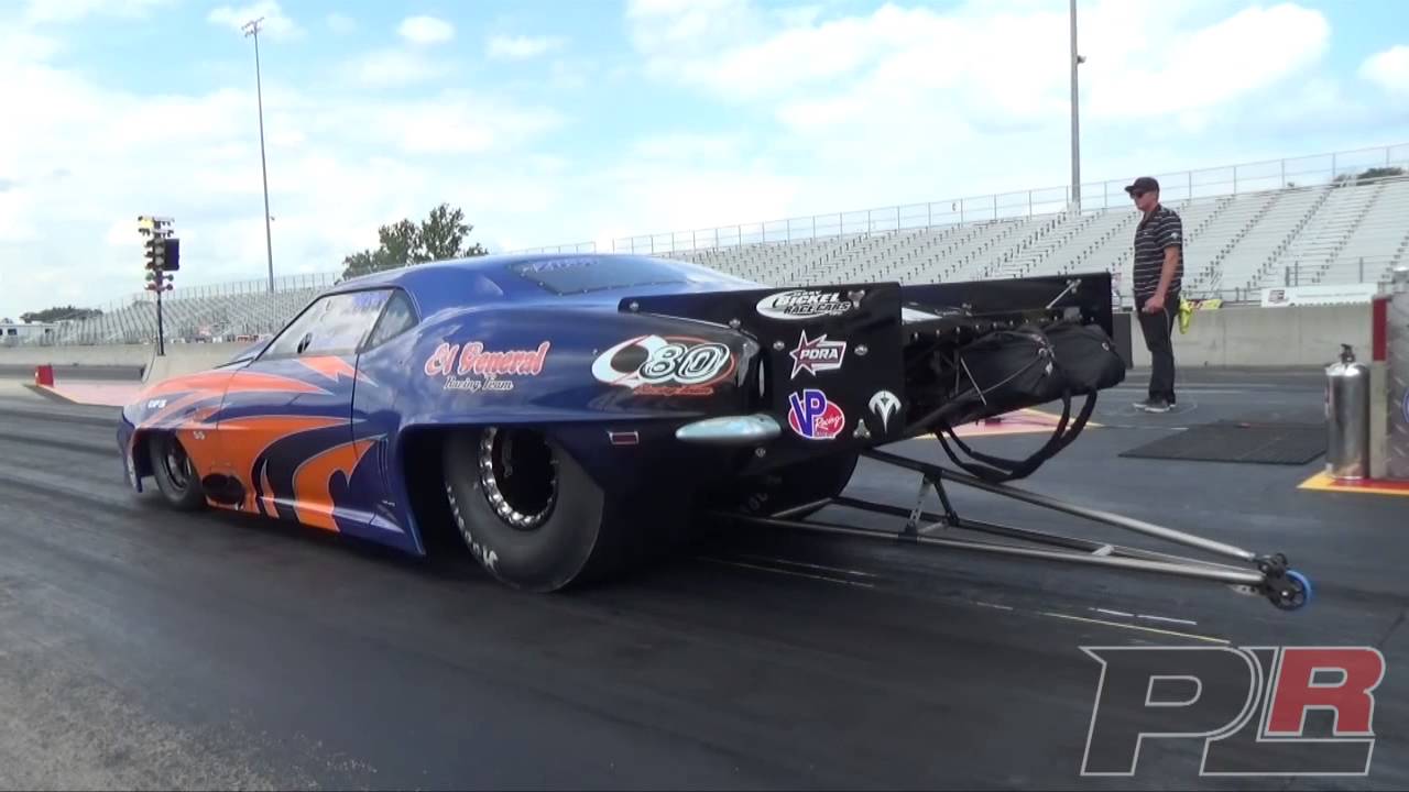 El General Racing Goes 3.67 in Testing at PDRA Summer Drags - YouTube