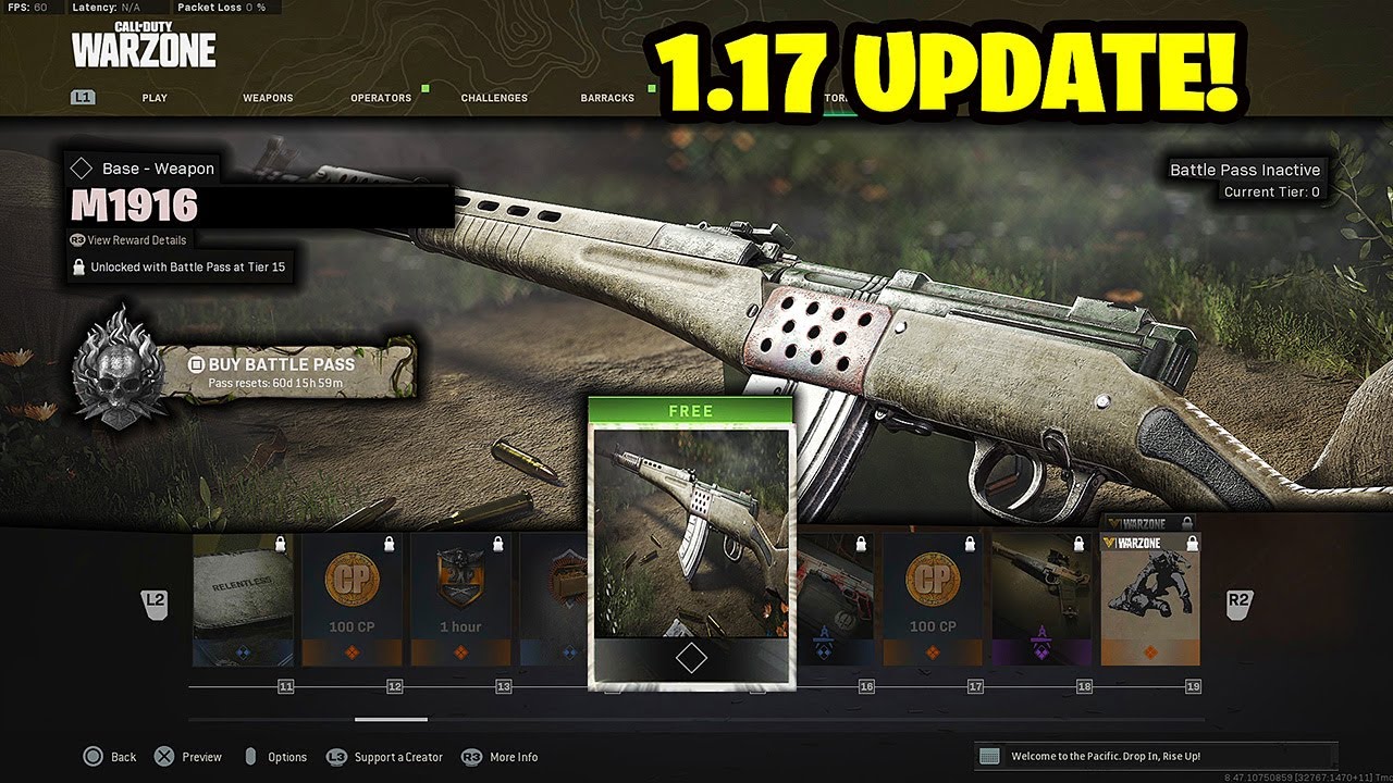 NEW VANGUARD UPDATE 1.17! NEW M1916, Nikita AVT GAMEPLAY! SEASON 3 ...