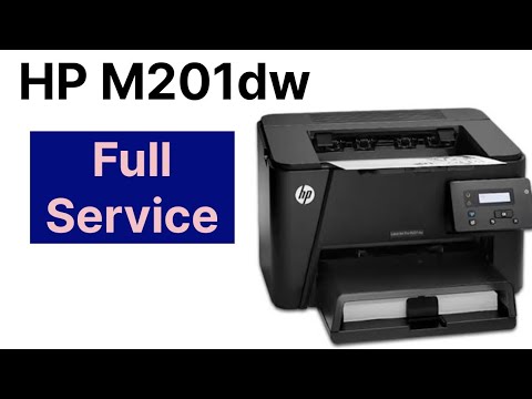 HP LaserJet M201dw Printer Service & Repair | Step by Step Guide - YouTube
