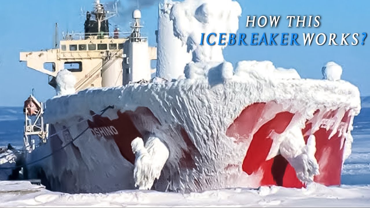 World’s Largest 75.000 h.p. Icebreaker in the Middle of the Arctic ...