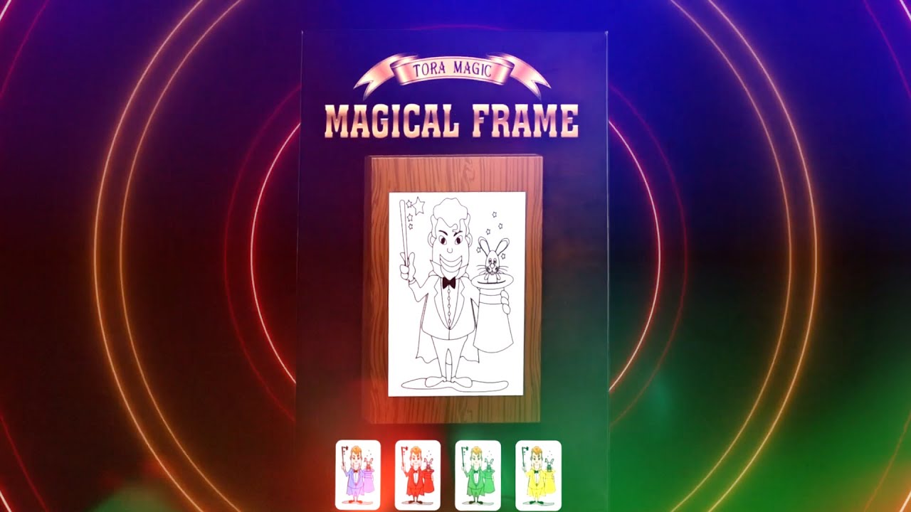 Magic Frame Tora Colouring Trick - YouTube