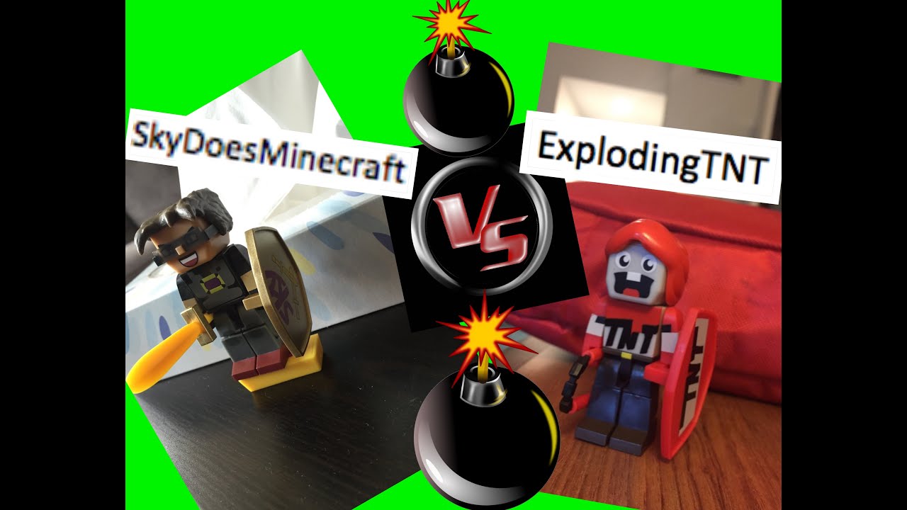 Match 2: Sky vs. ExplodingTNT|Tube Hero Tournament - YouTube