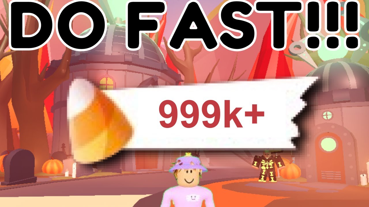 HOW TO GET LOTS OF CANDY CORN IN ADOPT ME!!!! - YouTube