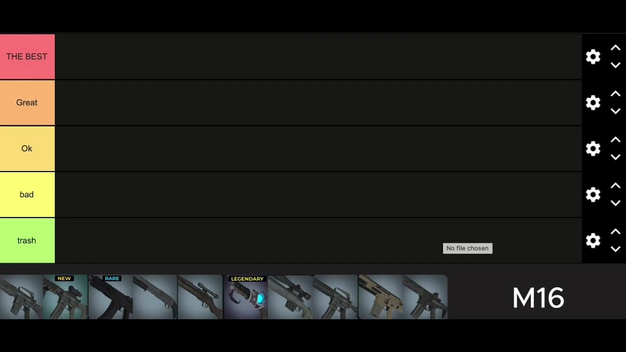Gunfight Arena Weapons Tier List - YouTube