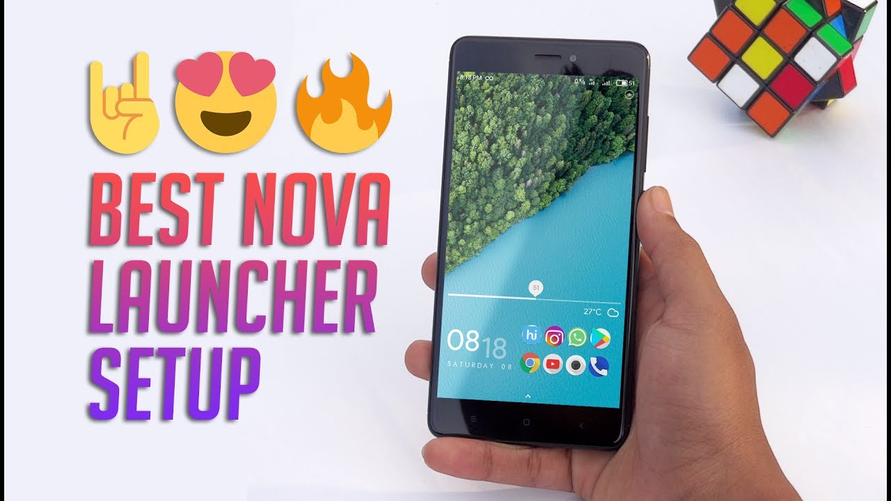 Best Nova Launcher Setup 2017 [Full Tutorial] - Make your phone look ...