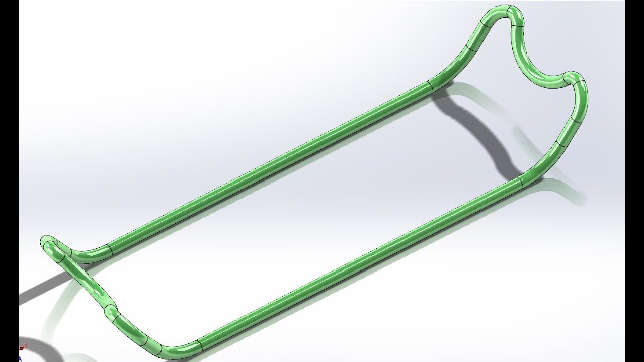 SolidWorks Tutorial Working With 3D Sketch - YouTube