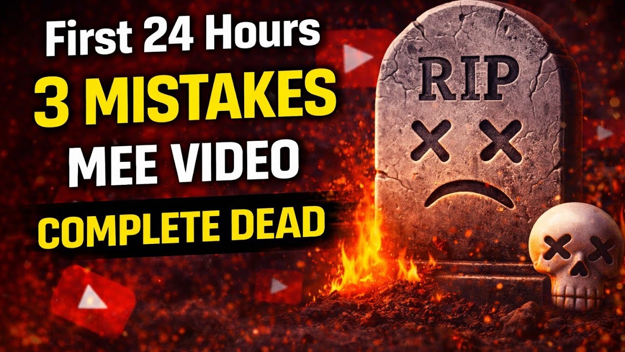 First 24 Hours lo Ee 3 Mistakes | Mee Video Complete Dead 😵 | YouTube ...
